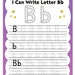 42 Printable Alphabet & Number Tracing Worksheets. Preschool-kdg - Etsy