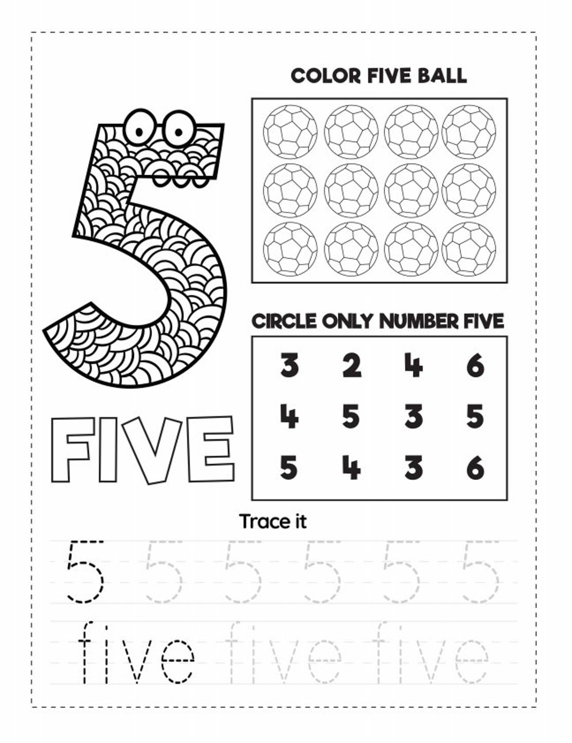 41 Printable Number Tracing Worksheets. Numbers 1-20. Pre-k - Etsy