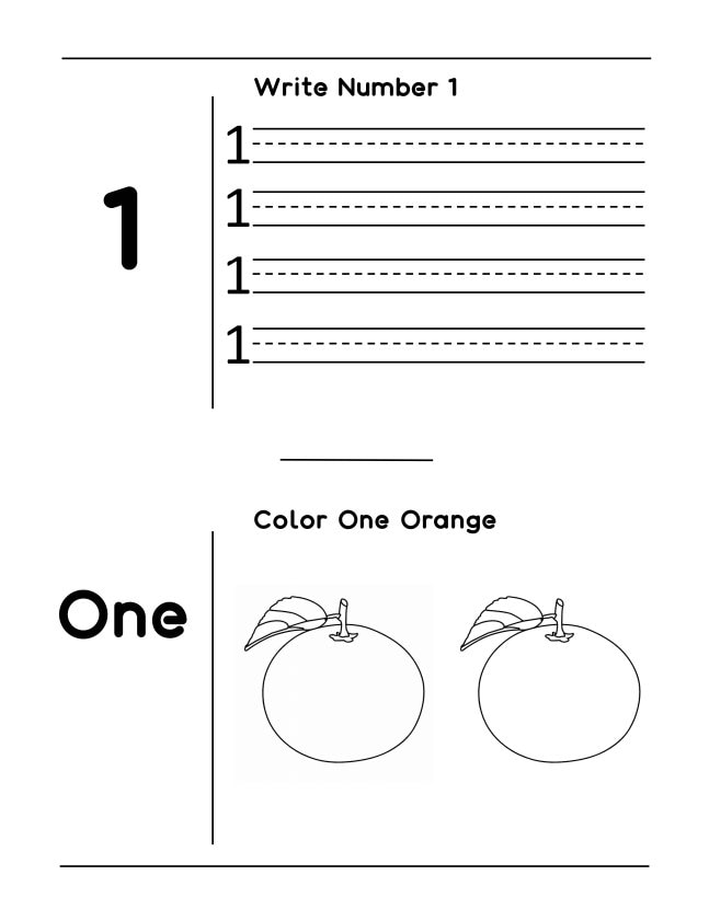 26 Printable Tracing Numbers Worksheets. Preschool-kdg - Etsy