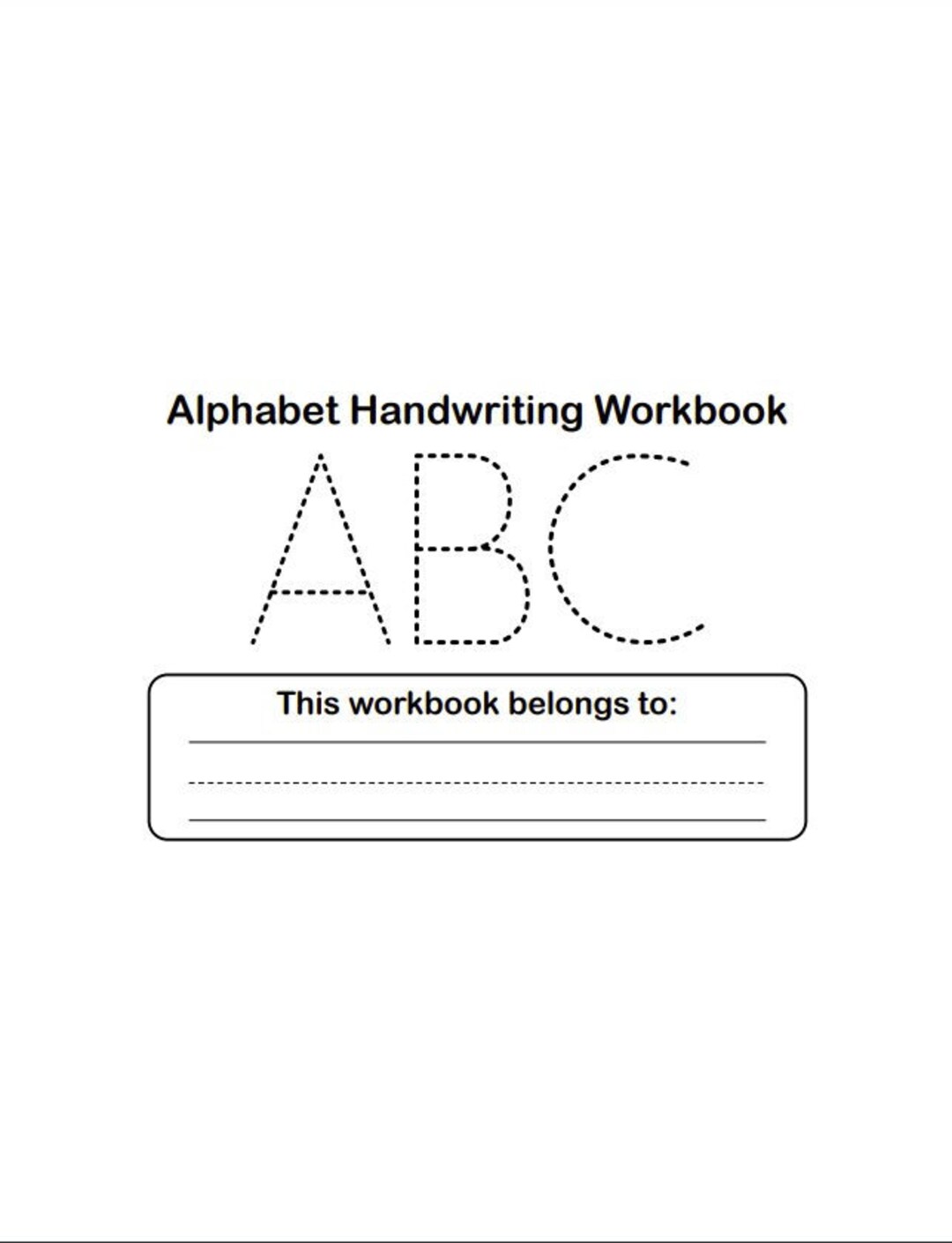 79 Printable Fruit & Veggies Alphabet Handwriting Worksheets. Preschool ...