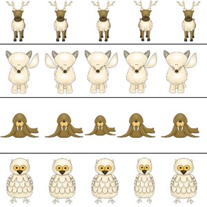 50 Printable Arctic Animals Worksheets. Preschool-kdg - Etsy