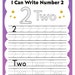 42 Printable Alphabet & Number Tracing Worksheets. Preschool-kdg - Etsy