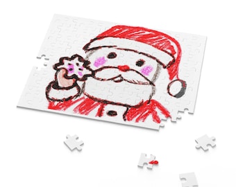Santa Puzzle Kids - Etsy
