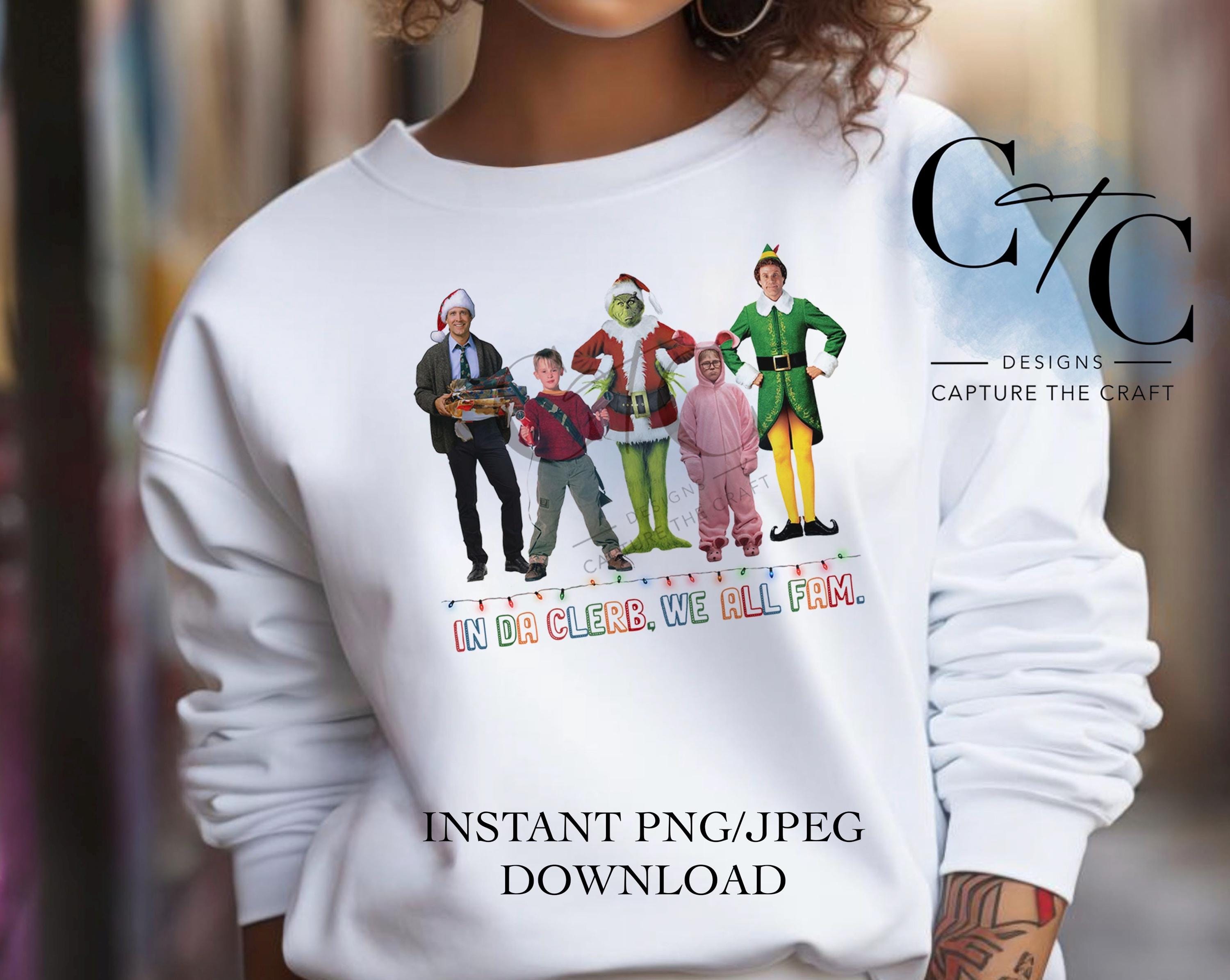 In Da Clerb We All Fam Holiday Design - Etsy