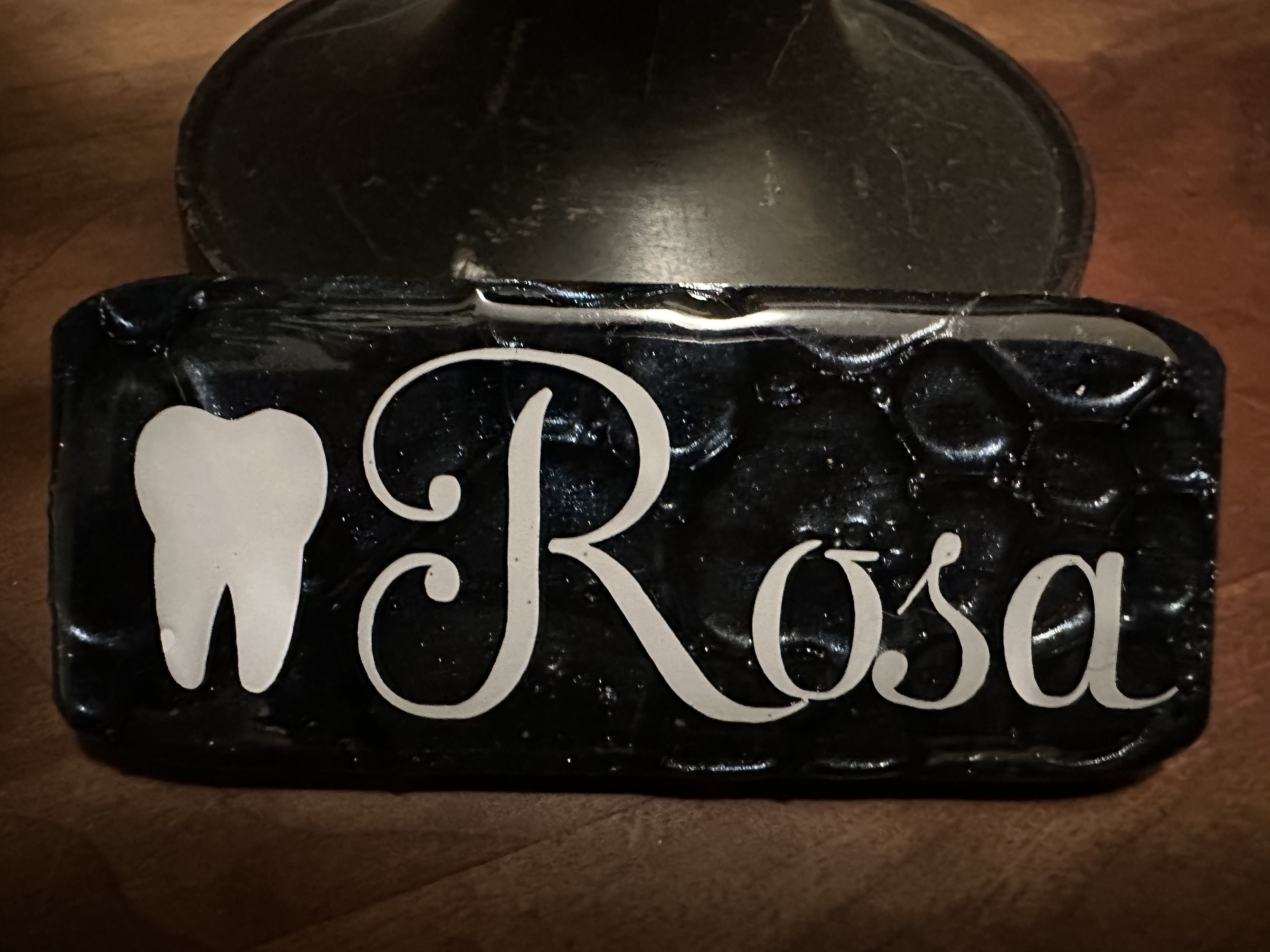 Magnetic Name Tag, Name Badge, Tooth Name Tag, Personalized Name Tag ...