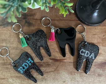 Human Front Tooth Keychain Metal Incisor Charm Handmade - Etsy