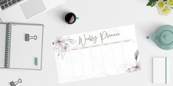 Printable Weekly Plannerprintable Plannerweekly to Do - Etsy