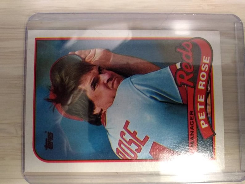 Pete Rose Manager Card - Etsy