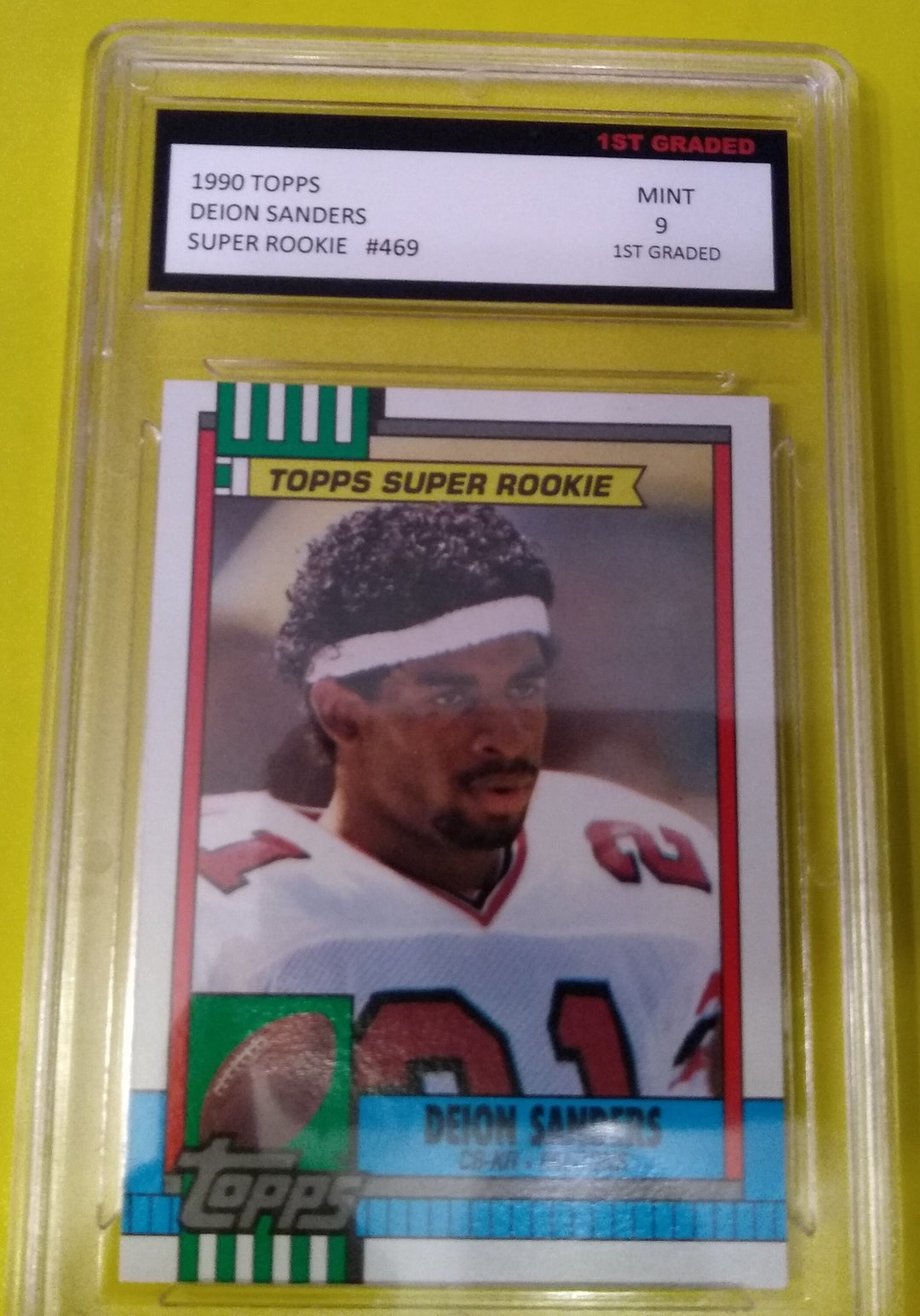 Deion Sanders Rookie Card Graded Mint 9 - Etsy