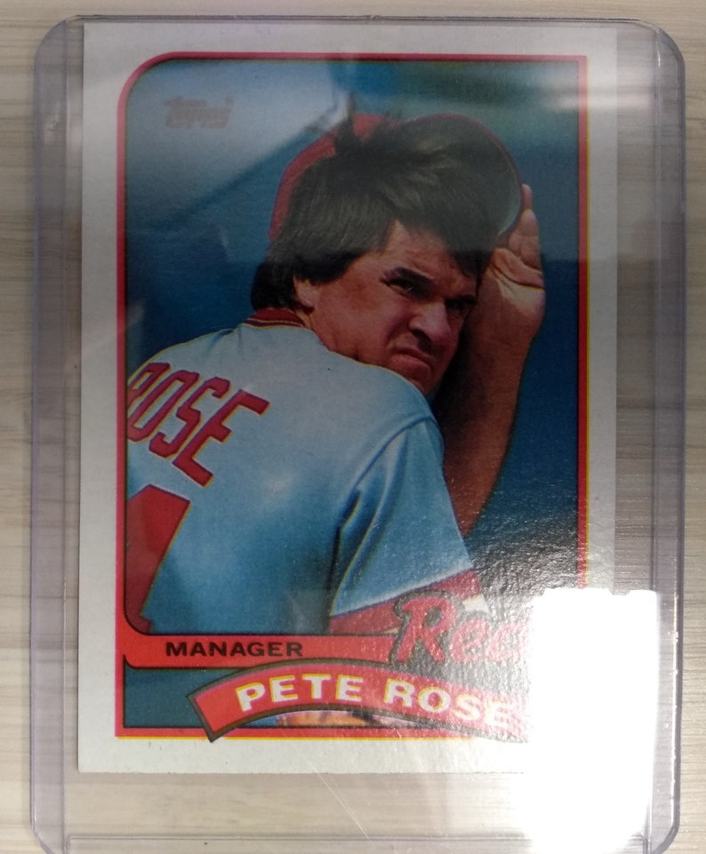 Pete Rose Manager Card - Etsy