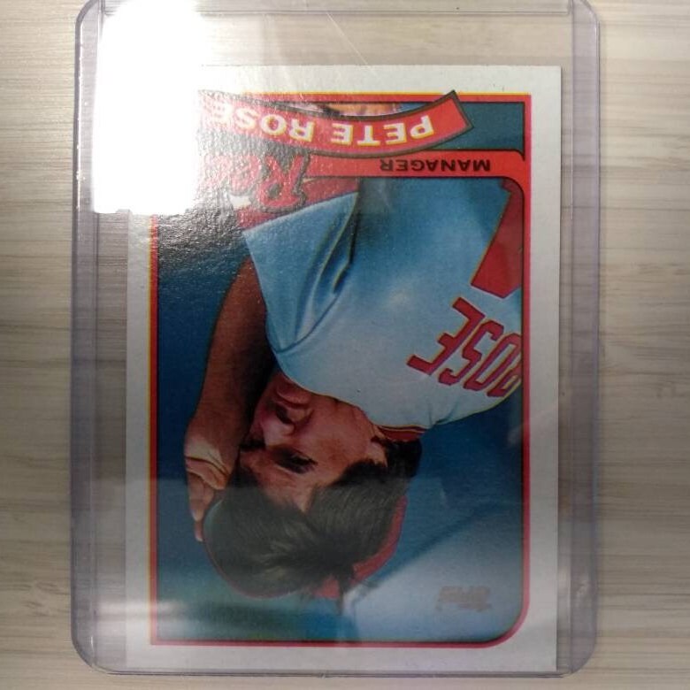 Pete Rose Manager Card - Etsy