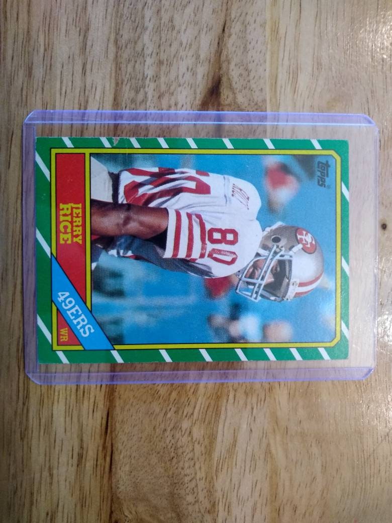 Jerry Rice Rookie Card 1986 - Etsy