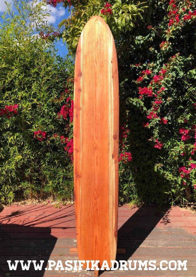 8 Foot Redwood Wooden Surfboard - Etsy