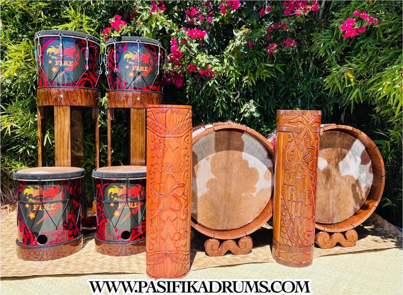 Tahitian Drums, Toere, Pahu, Faatete, Pahu Tupai **READ FIRST** - Etsy