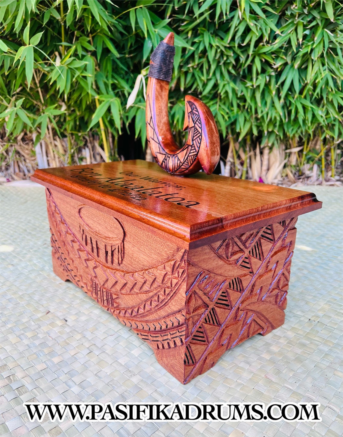 Samoan Urn and Memorial Box - Etsy