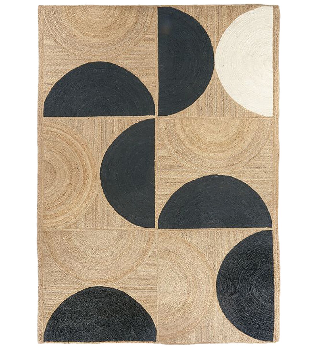 Indian Handwoven Square Jute Rug Runner Doormat Natural Fiber Yoga Mat ...