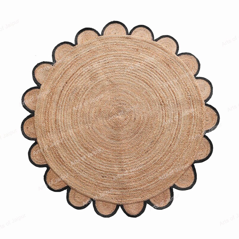 Round Jute Rug - Etsy