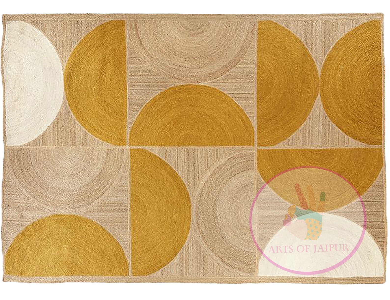 Handmade Jute Rug Yellow Jute Rug Indian Jute Rug Braided Jute - Etsy