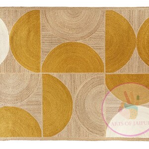 Handmade Jute Rug Yellow Jute Rug Indian Jute Rug Braided Jute - Etsy