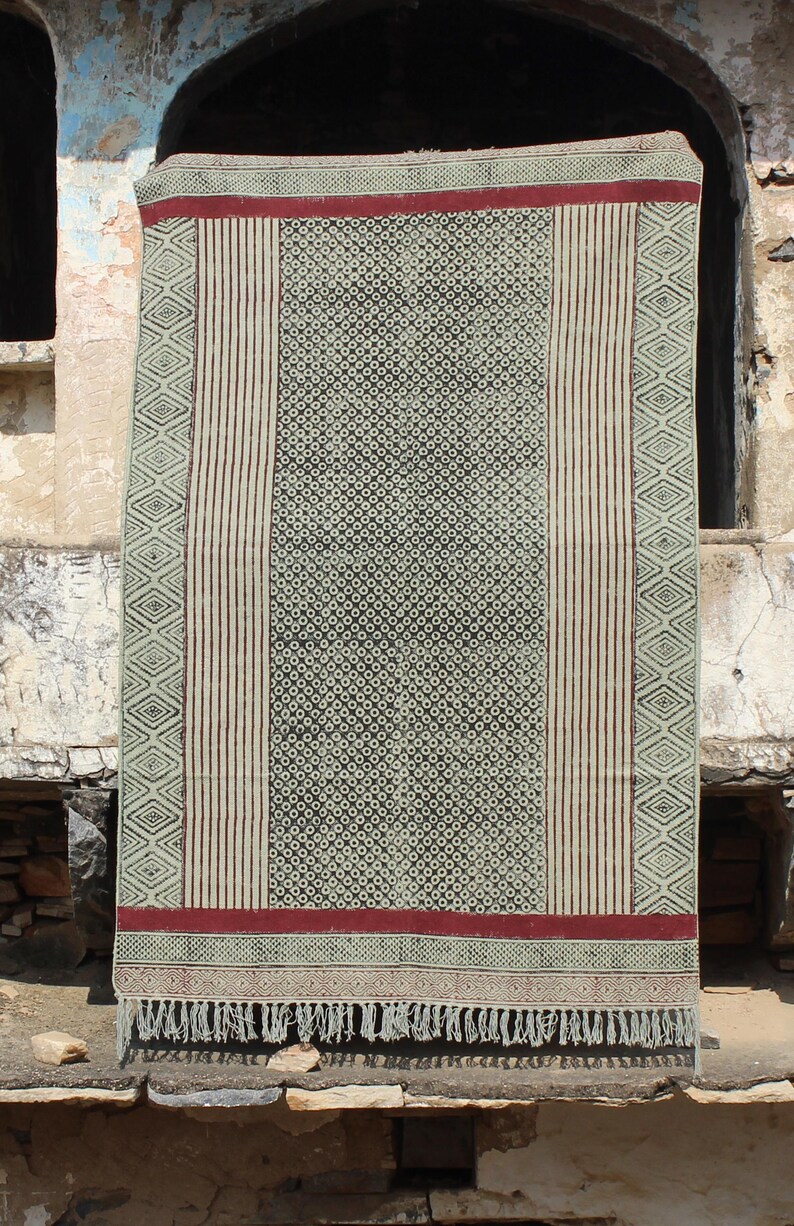 Handmade Area Rug Modern Cotton Floor Rug – Soft Texture, Vibrant ...