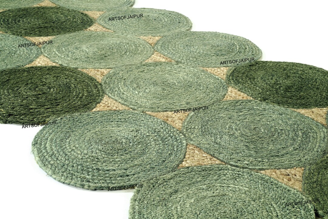 Jute Runner Rug, Handmade Jute Rug, Kitchen Runner Rug, Hallway Runner ...