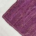 Handmade Dark Purple Jute Rug Plane Solid Jute Rug Home Decorative Boho ...