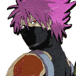 2x3 Wool Tufted Anime Rug Shape Rug Anime Rug Kids Room Rug Anime Shape ...