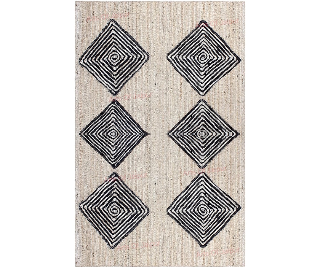 Handmade Jute Braided Rug, Indian Jute Rug, Large Area Rug, Decorative ...