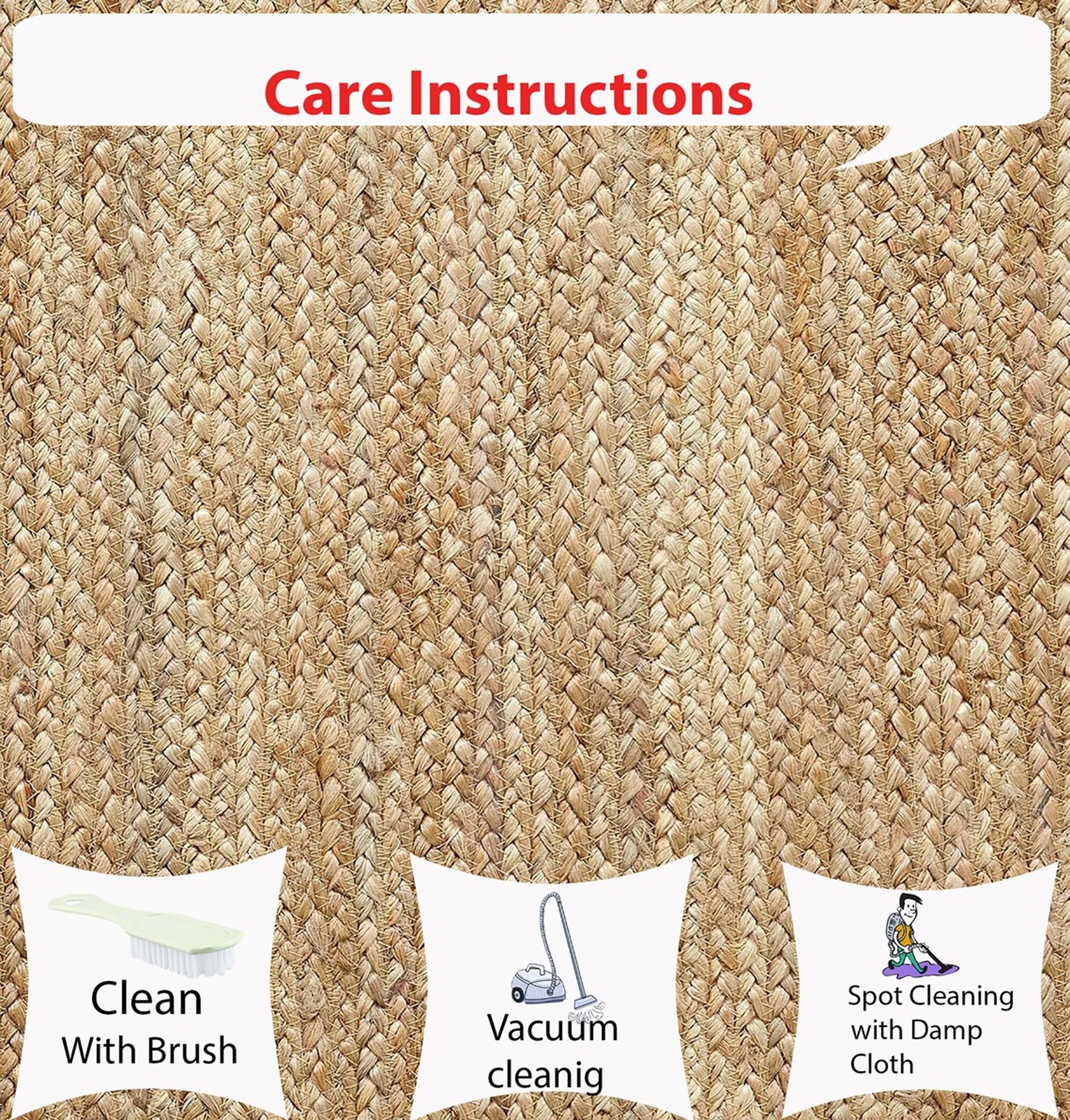 Hand Braided Rug Yellow Jute Rug Rectangle Jute Runner Doormat Area Rug ...