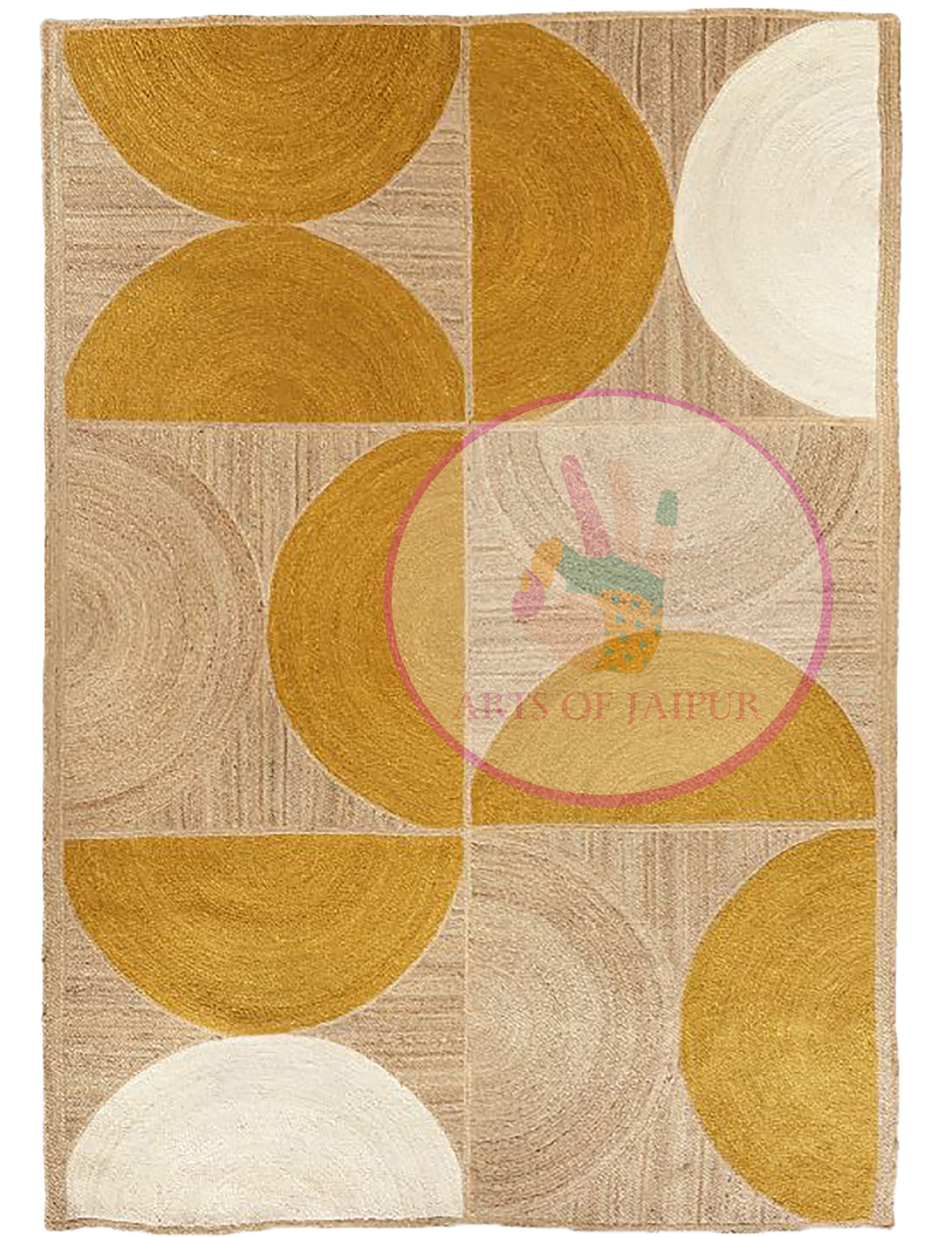 Handmade Jute Rug Yellow Jute Rug Indian Jute Rug Braided Jute - Etsy