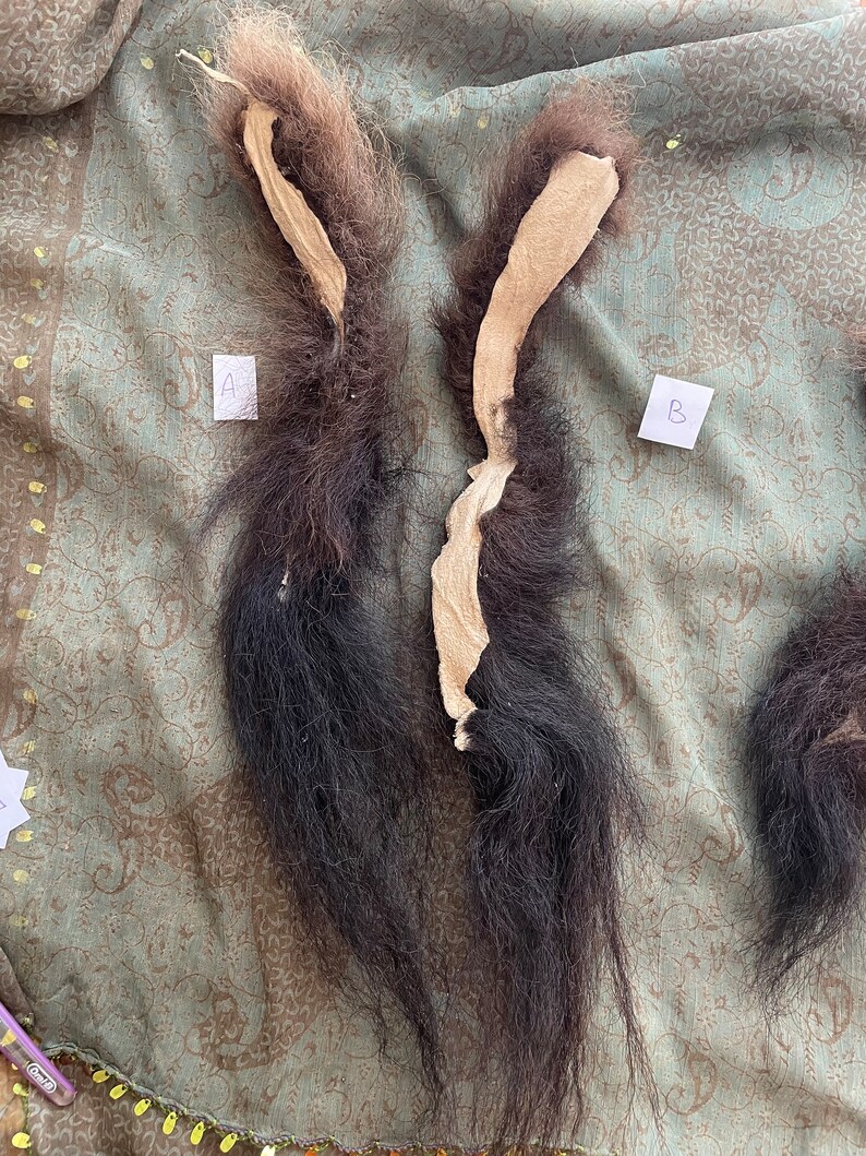 Bison Tail Fur Scrap - Etsy
