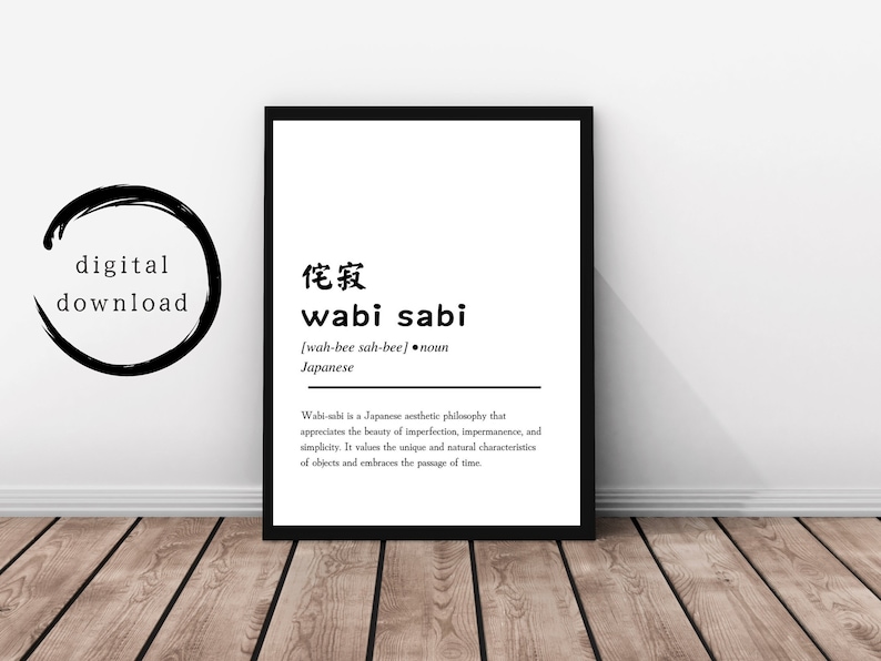 Minimalist Wabi Sabi Printable Wall Art-japandi Poster-japanese Decor ...