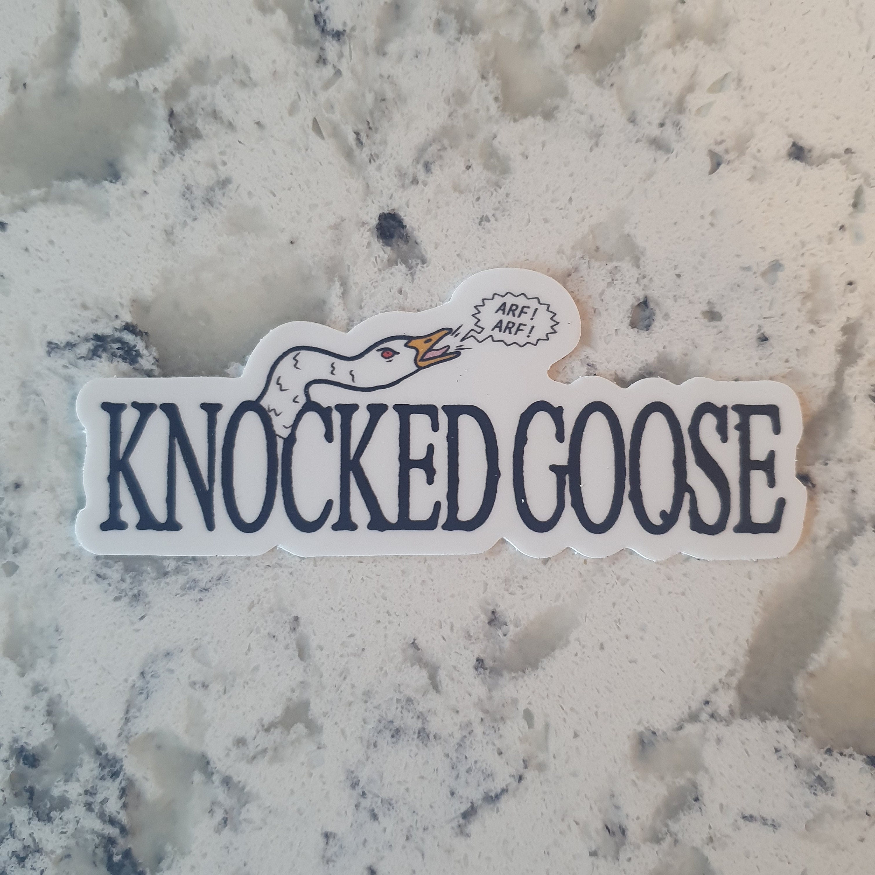 Knocked Goose Sticker - Etsy