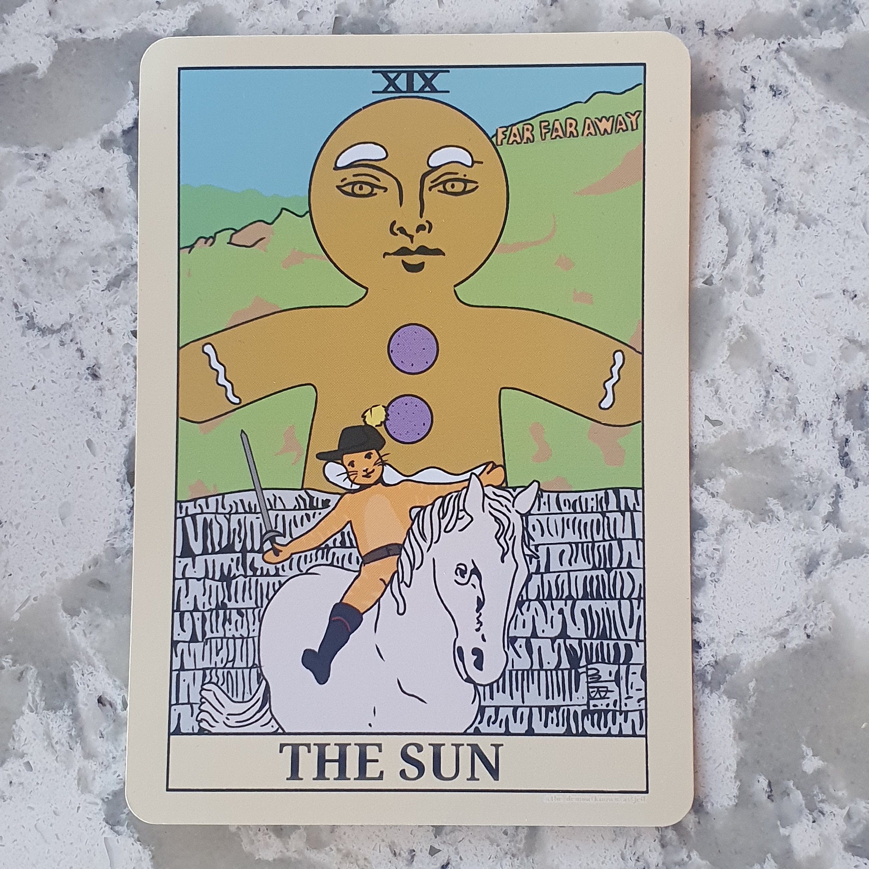 Shrek Tarot Card the Sun - Etsy