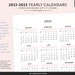 Big Happy Planner Printable Yearly Overview Mini Calendars Yearly ...