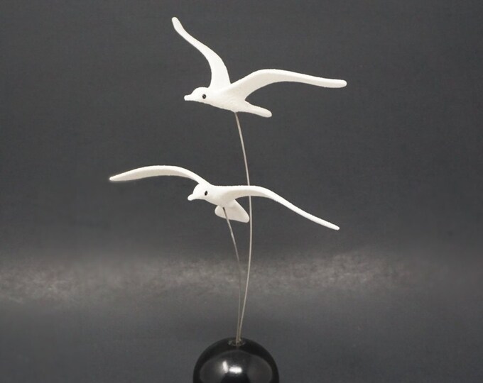 Kinetic Seagulls Nautical Modern Art Sculpture - Etsy
