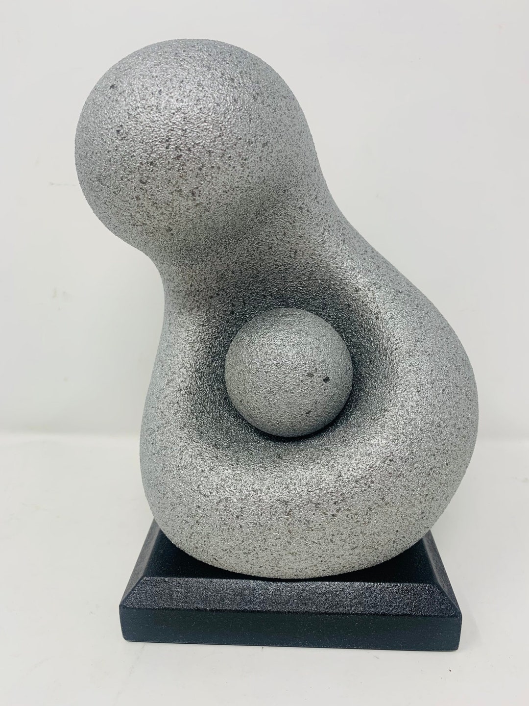 Mid Century Madonna and Child Art Statue ( Large ) Titanium Color - Etsy