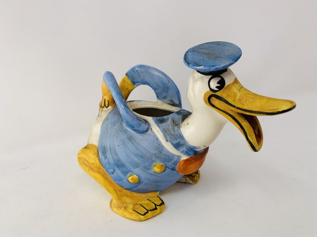 RARE 1930s Wade Heath Donald Duck Tea Pot Disney - Etsy
