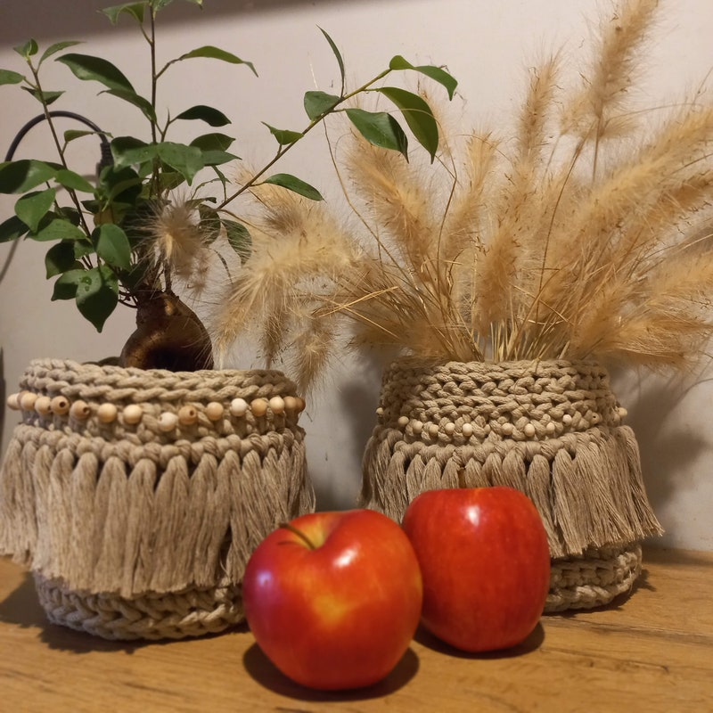 Macrame Pot Cover - Etsy