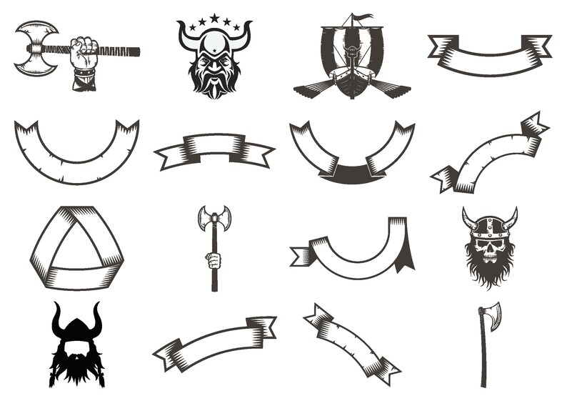 64 Vikings SVG DXF Files for Wood Laser Cut Engrave - Etsy