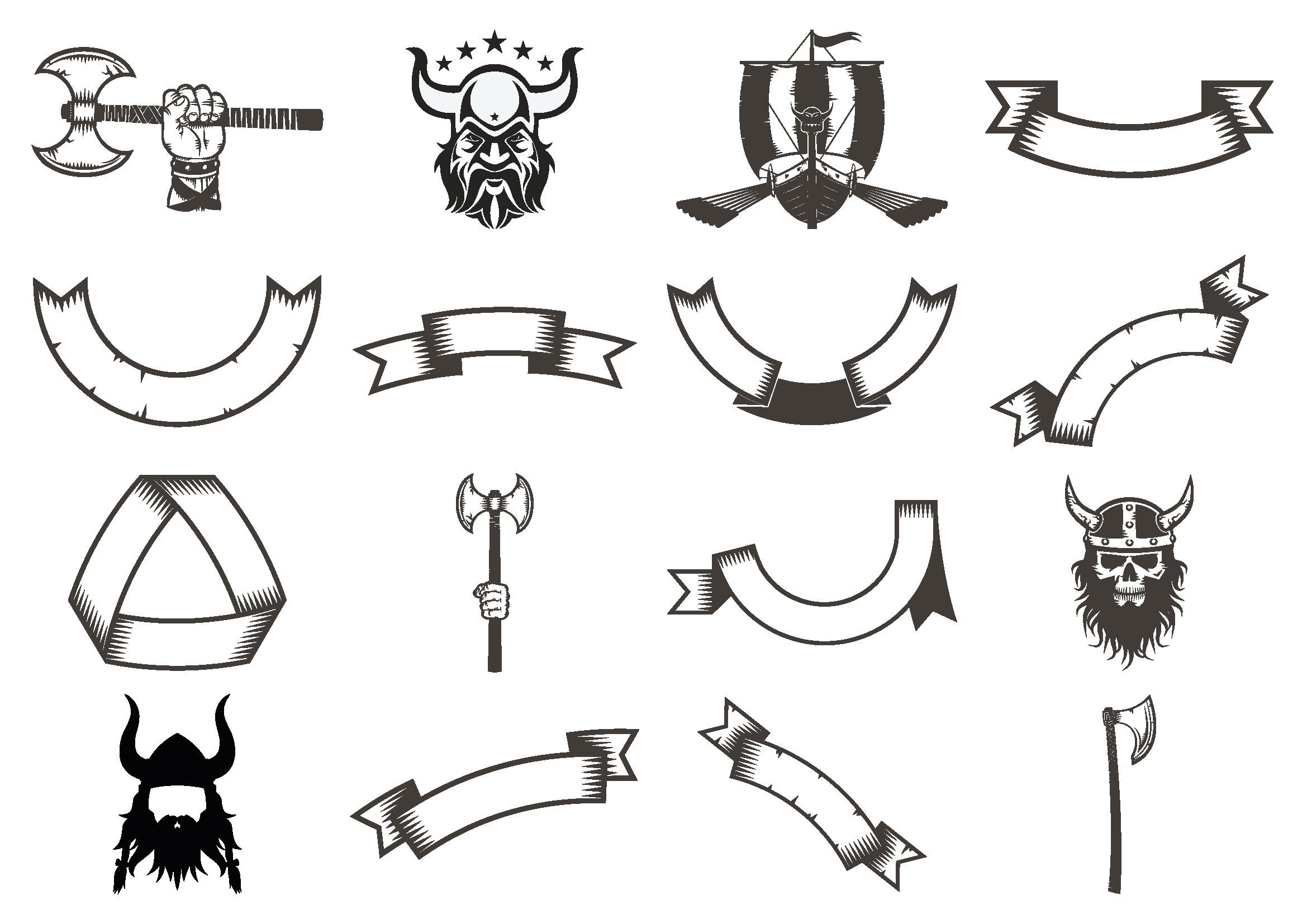 64 Vikings SVG DXF Files for Wood Laser Cut Engrave (Download Now) - Etsy