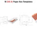 16 SVG Ai Packaging Shipping Box Laser Cut Template Bundle Cricut ...