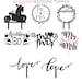 42 SVG DXF Wedding Topper for Plexi Acrylic Laser Cut Engrave - Etsy