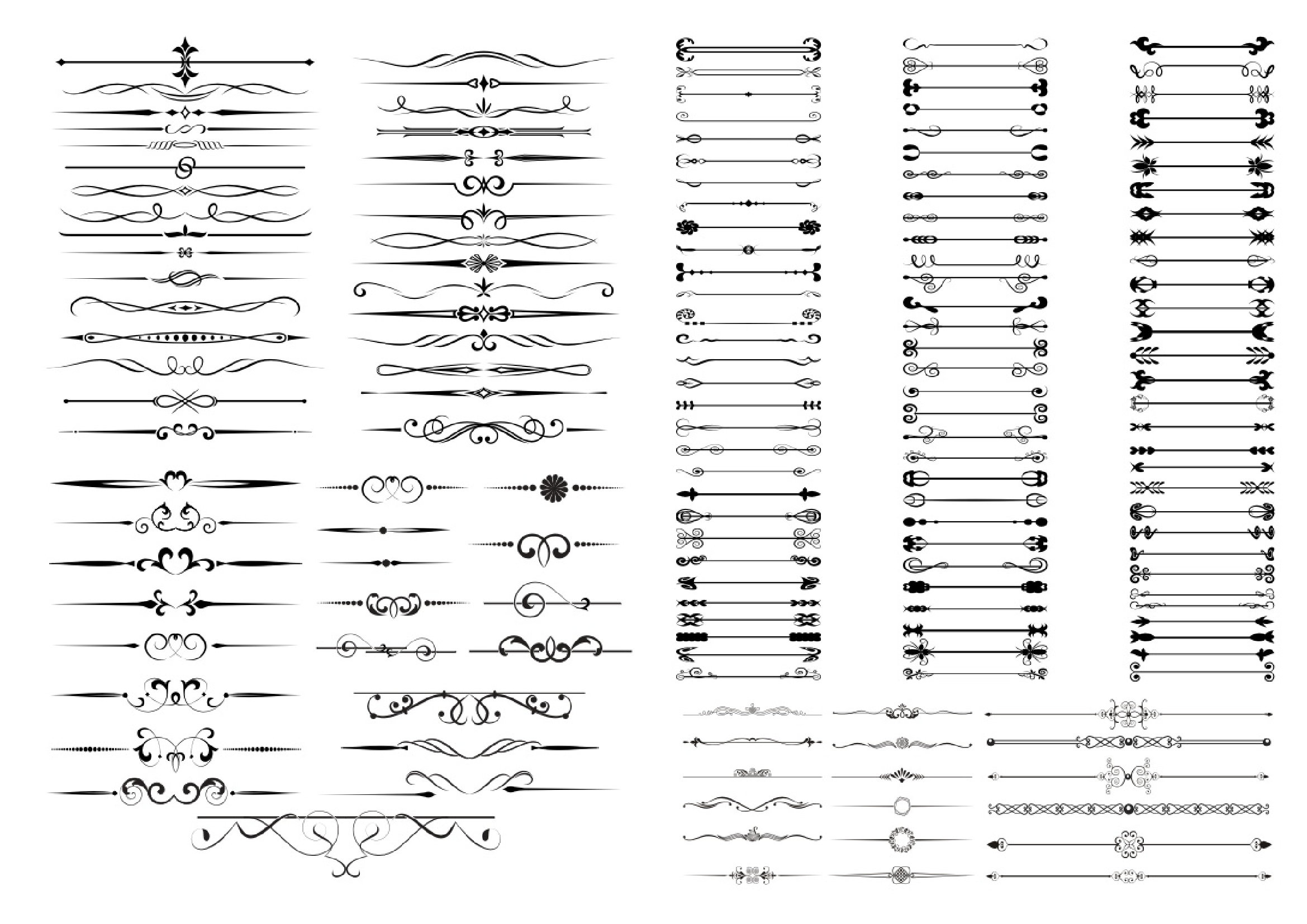 1310 Svg Png Bundle Borders Frame Text Monogram Dividers Frames Art ...