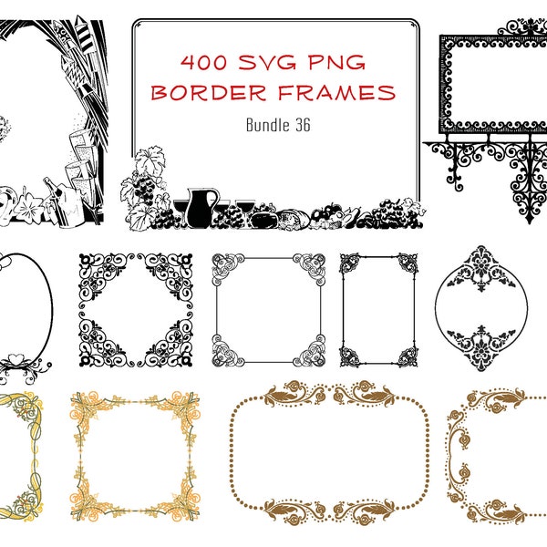Border Svg - Etsy