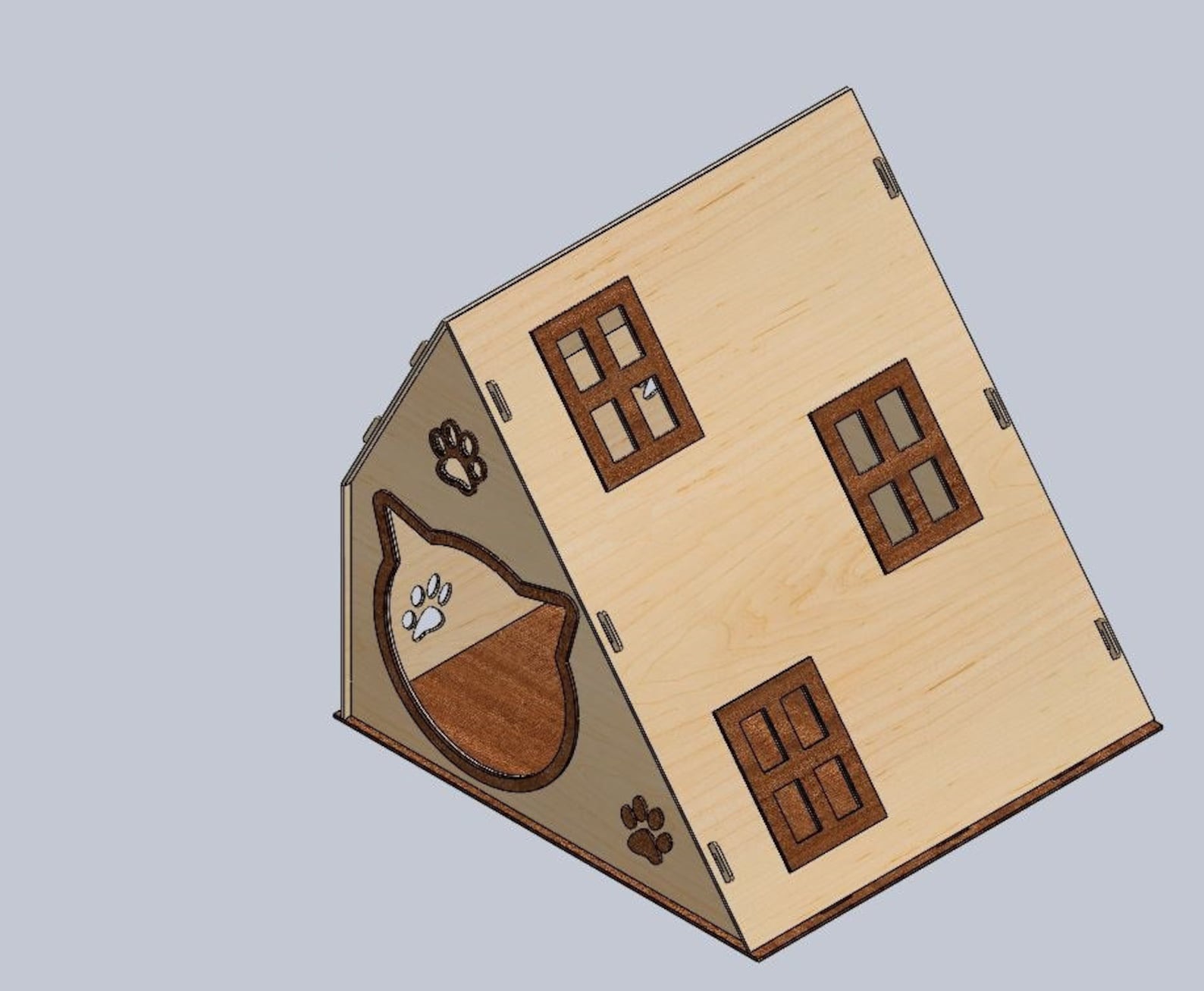 40 SVG Dxf Files Cat Hamster Bird Pet House Bed for 3 Mm Wood - Etsy