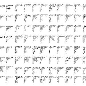 650 SVG Corner Patterns Bundle Cnc Laser Cut Engrave Vector Files - Etsy