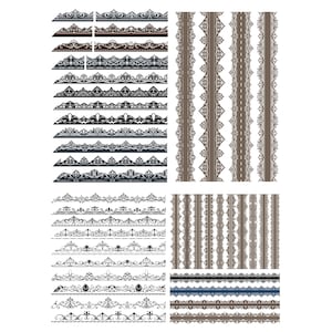 Buy 333 SVG DXF Bundle Greek Border Decor Floral Elements Laser Engrave ...