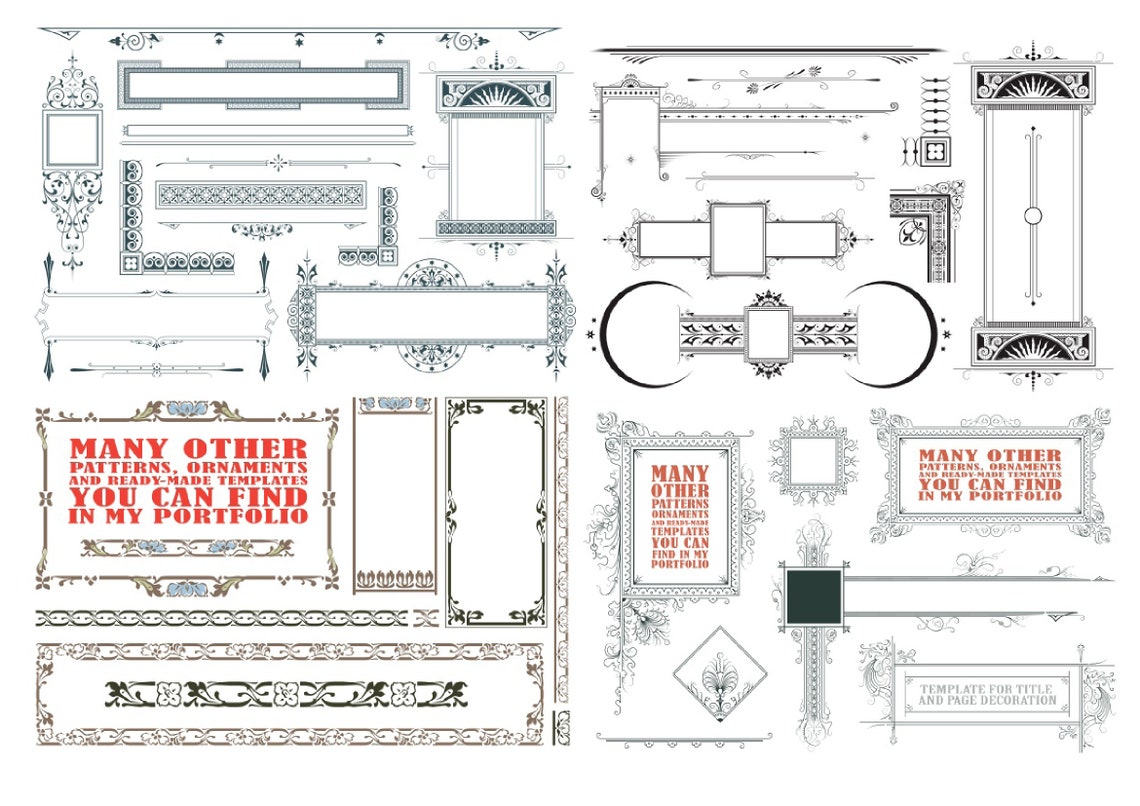 444 SVG Vintage Decor Collection Bundle Cnc Laser Cut Engrave - Etsy