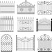 Vintage Iron Gate SVG DXF Bundle – CNC Plasma & Laser Cut Gate Designs ...